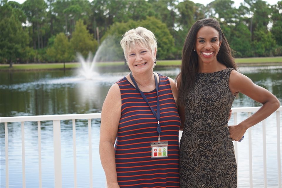 REPORTER LINNIE SUPALL \'03 RETURNS TO TBS AS GUEST LECTURER | PBCEDU